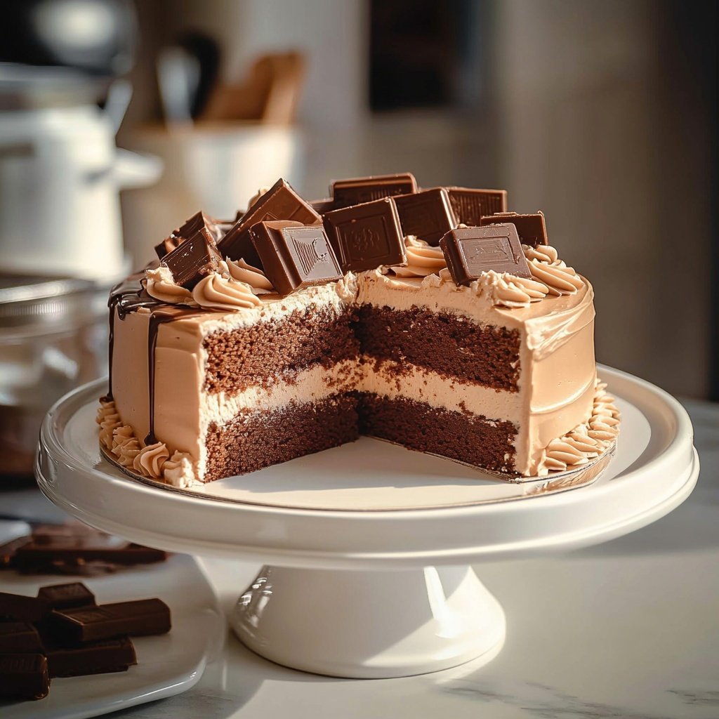 Best Chocolate Candy Bar Cake Recipe – Dessert Diary